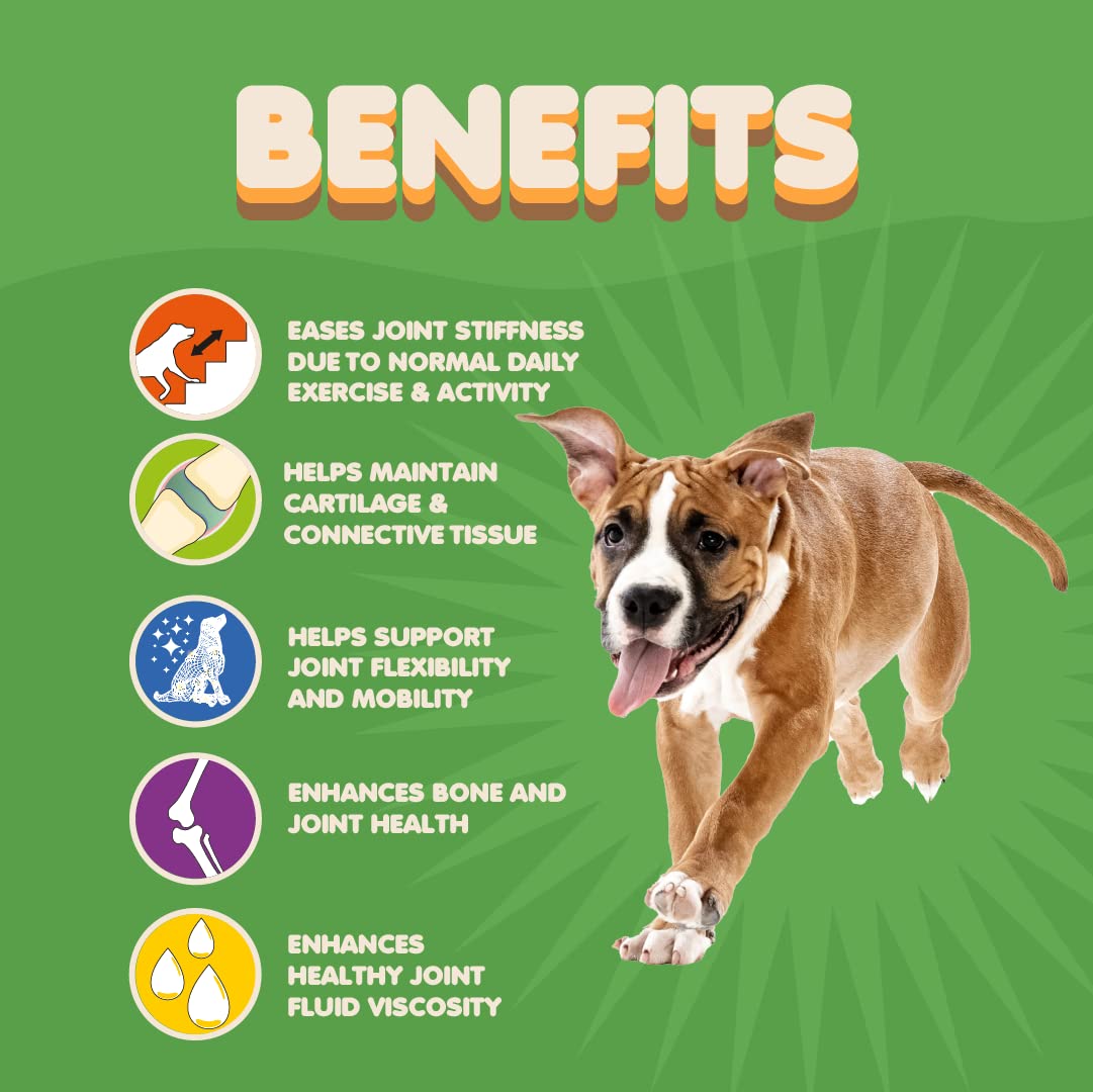 Makondo Pets - Collagen for Dogs & Cats - Collagen Supplements for Joint Health - Vitamin C Supplement for Joint Mobility - Joint Support Supplement for Dog & Cats - Bacon Flavored Tablets (90 Count)