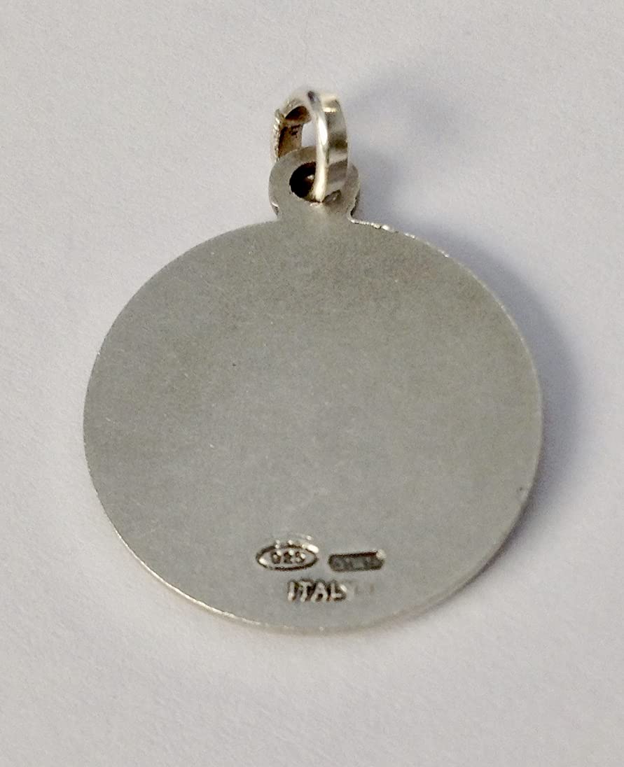 925 STERLING SILVER SAINT ANTHONY OF PAUDUA MEDAL - THE PATRON SAINTS MEDAL - 100% MADE IN ITALY