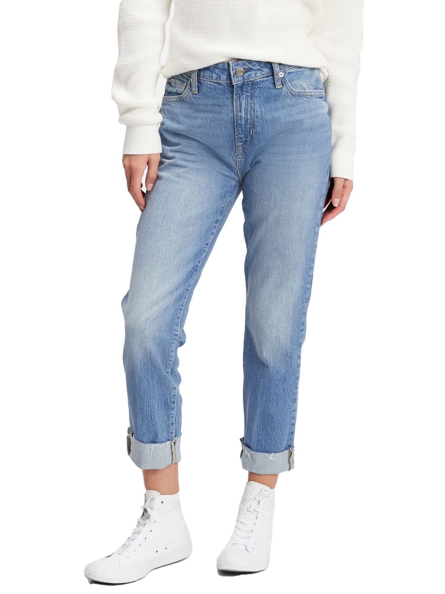 GAP Womens Slim Boyfriend Fit Jeans, Medium Brinkley, 30 Regular US