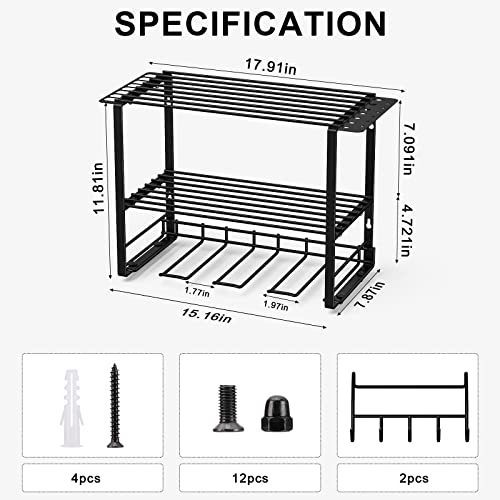 LMAIVE Power Tool Organizer, Tool Organizers and Storage, Drill Holder Wall Mount, Power Tool Organizer Wall Mount, Power Tool Storage Rack, Drill Storage Rack Drill Holder Rack