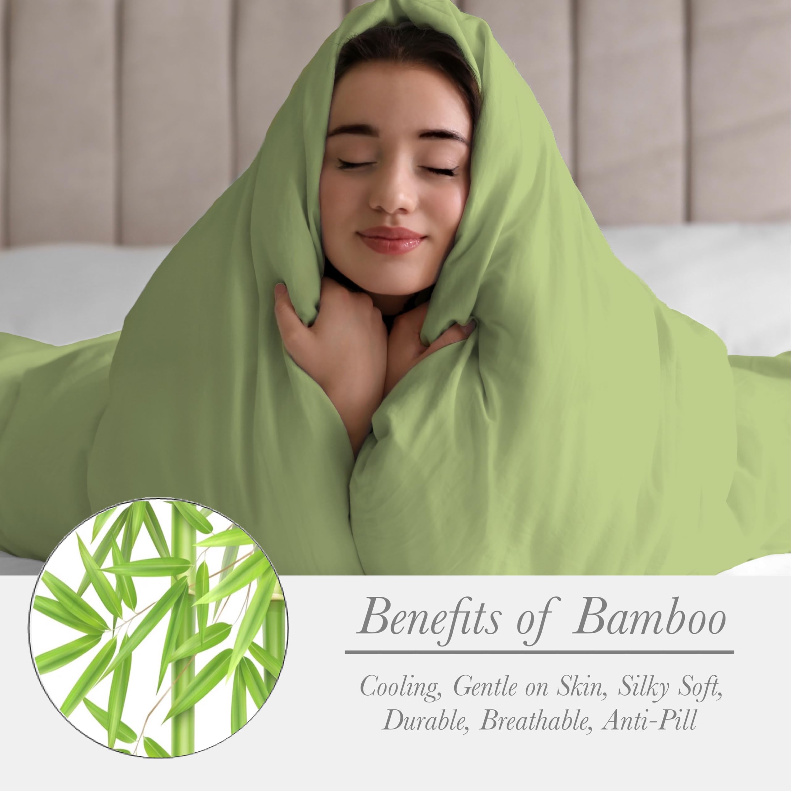 Sacred Thread Polyester and Rayon Duvet Cover - 1 Piece Set - Luxuriously Soft and Elegant - Zipper Closure - Vibrant, Fade Resistant Colors