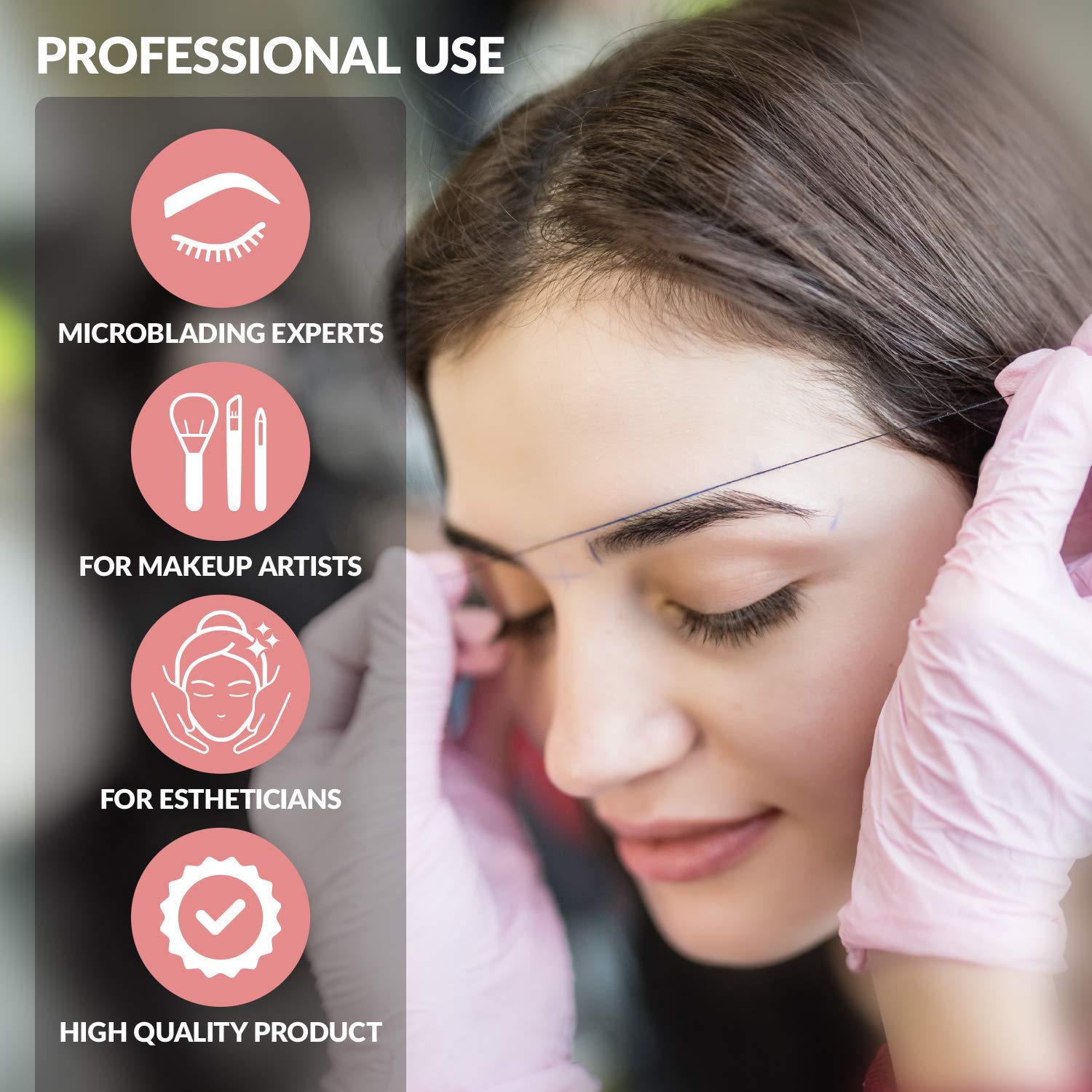 Microblading Supplies Pre-Inked Eyebrow Mapping String β 15 Meters - Ultra-Thin, Mess-Free Thread, Create a Crisp, Spot-on Brow Map Every Time β Hypoallergenic, Cosmetic Grade For Permanent Makeup