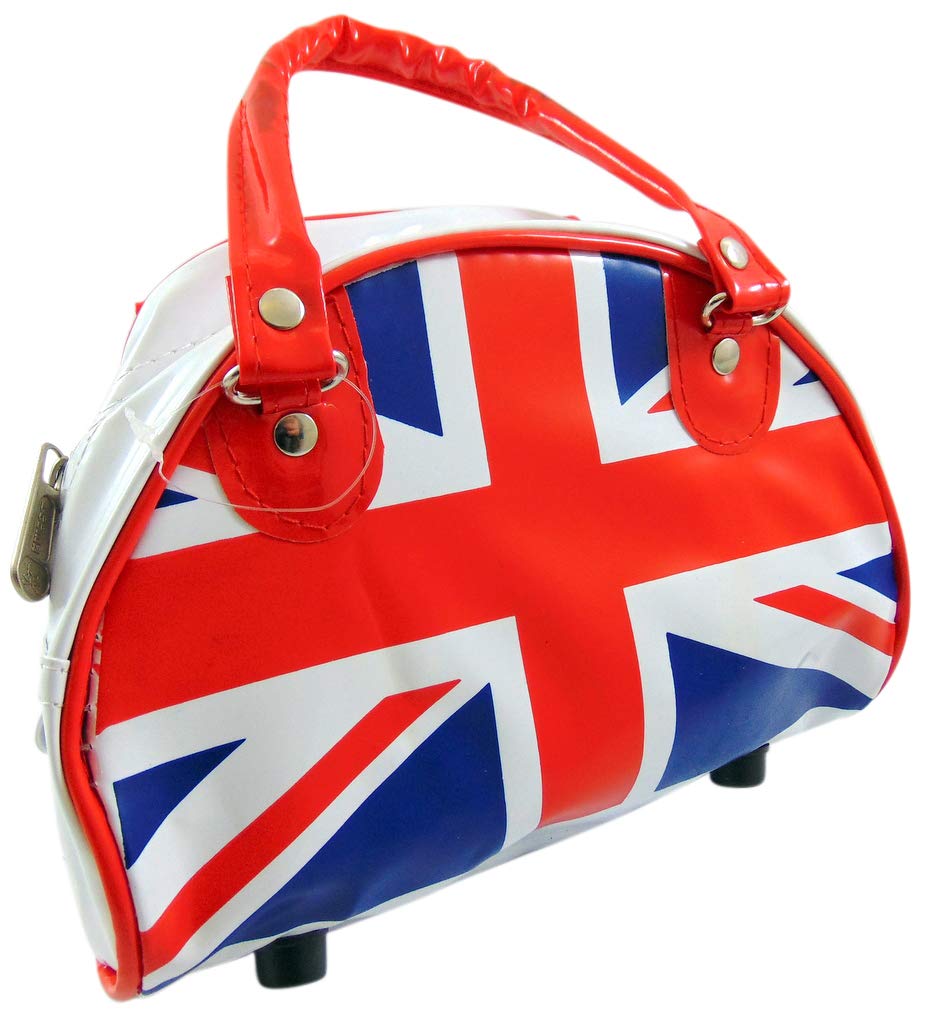 British Purse Small Handbag English UK Union Jack Ladies Fashion Accessory, 9 Inch Multi