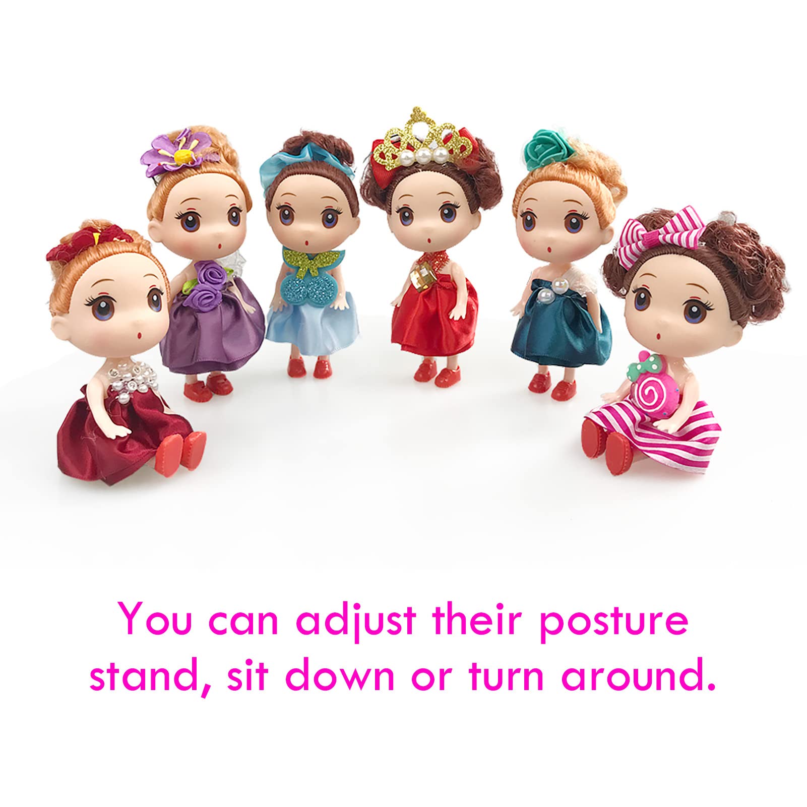 Jumbo Easter Eggs Basket Stuffers with Fashion Beauty Doll and Stickers for Girls Toddler Kids
