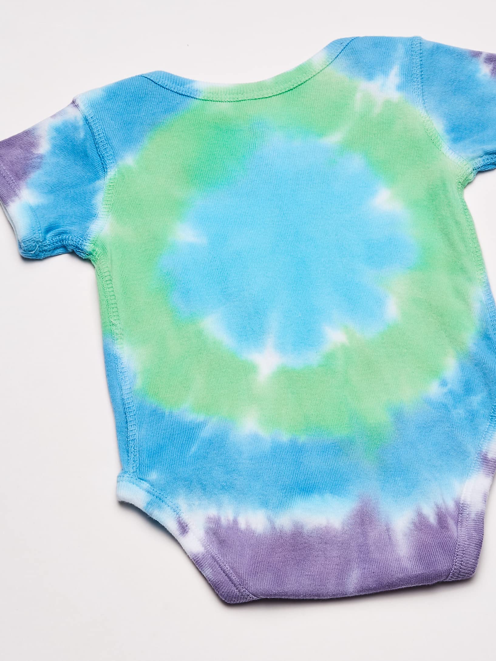 Liquid Blue baby boys Pink Floyd Dark Side Oil Paint Onesie T Shirt, Tie/Dye, 0-6 Months US
