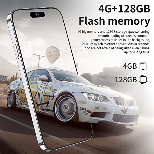 Echoamo A14 Pro MAX Unlocked Smartphone, 6.82-inch HD Screen Phone, 4+128G Dual SIM Phone with A 128G Memory Card for Android 10 (Four Colors to Choose from)