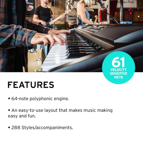 Korg, 61-Key Portable Keyboard, EK-50L