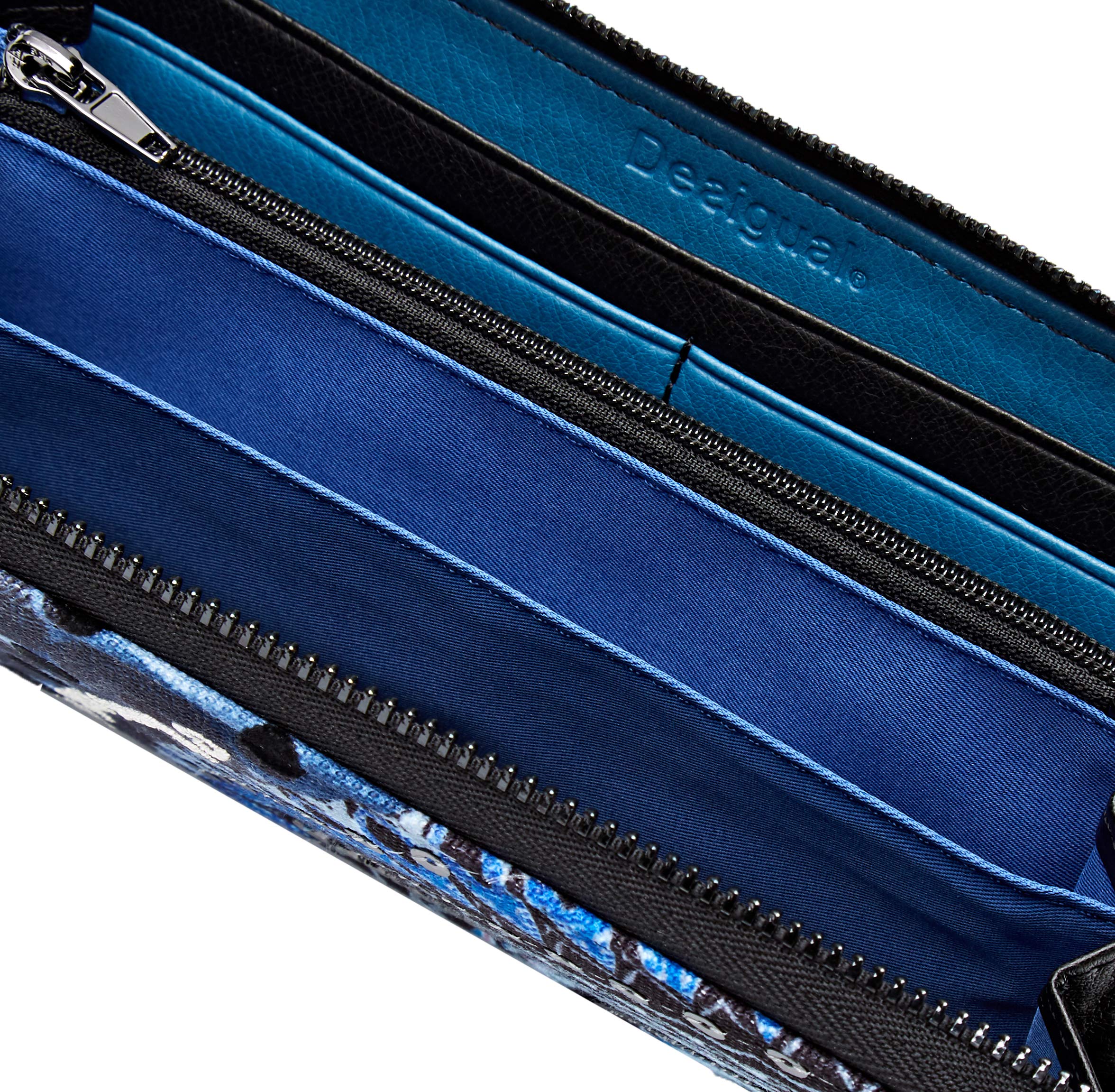 Desigual Wallet REP Friend_Zip Around, Blue Indigo