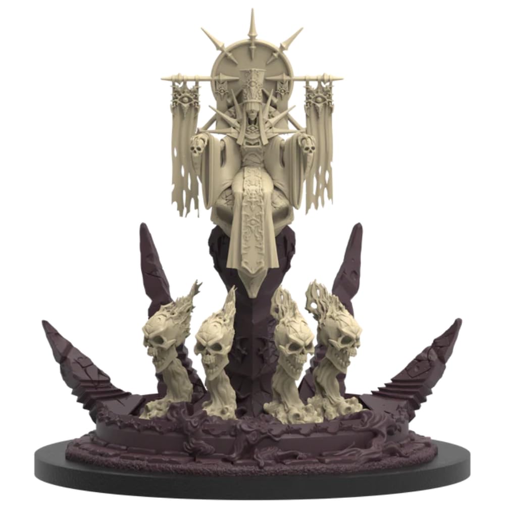 Epic Encounters: Tower of The Lich Empress RPG Fantasy Roleplaying Tabletop Game with Huge Boss Miniature, Double-Sided Game Mat, & Game Master Adventure Book with Monster Stats, 5E Compatible