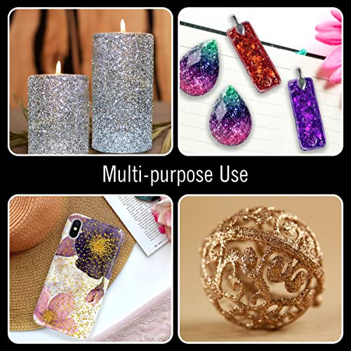 Glitter - 10 Count Fine Glitter Set - 4oz Shaker Bottles Glitter for Resin, Glitter for Crafts - Glitter Shaker Bottle, Glitter for Tumblers, Craft Glitter for Scrapbooking - Bulk Glitter Set