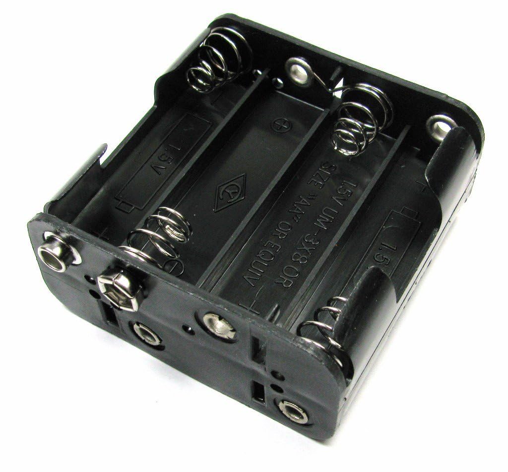 Corporate Computer 8 AA Battery Holder with Snap Connector 12V / 9.6V by Corpco