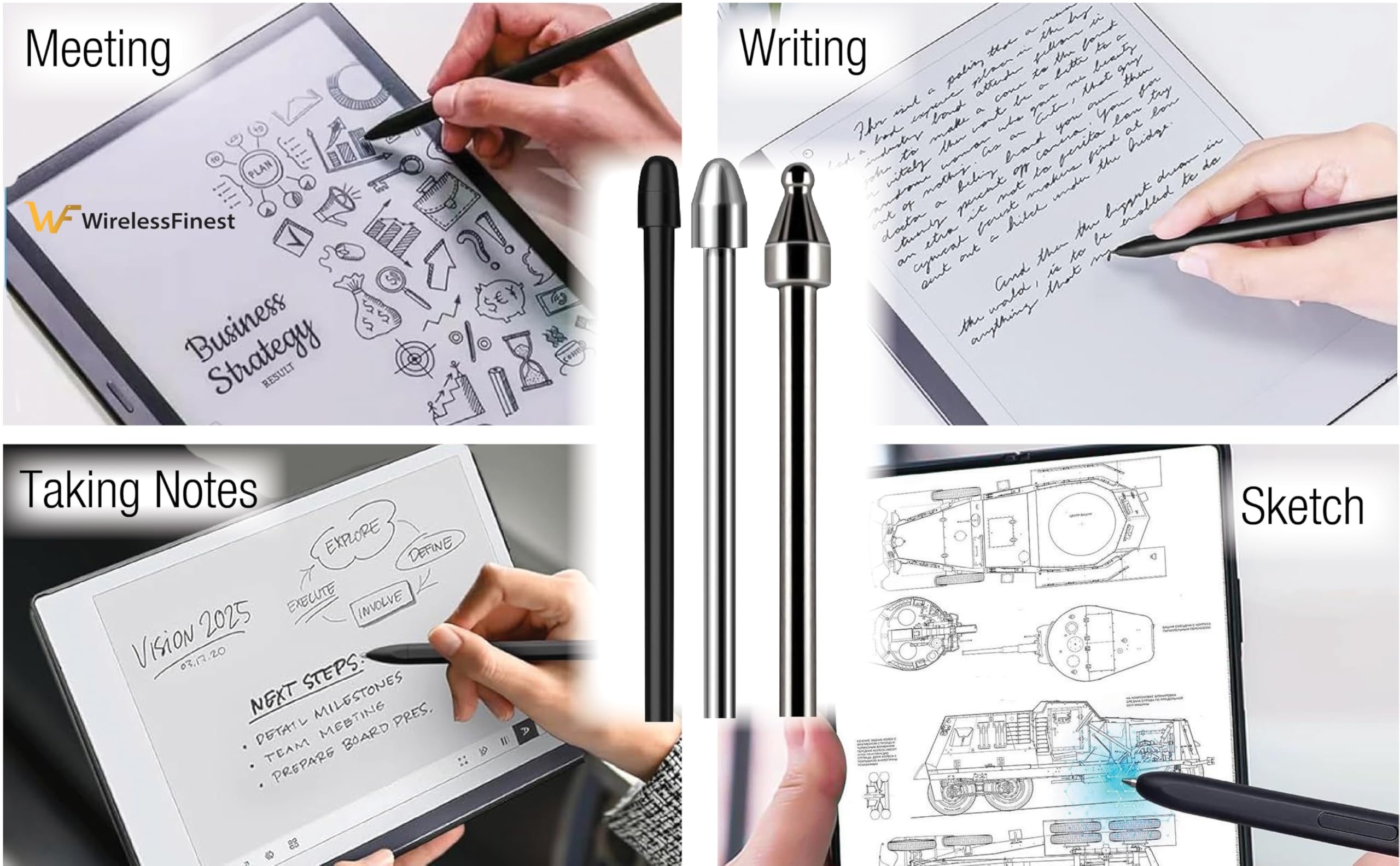 Soft Metal Nibs Tips Replacement For Samsung Galaxy Tab S10 Ultra Spen S9 S8 S7 S10+ S9+ S8+ Tab S9 Ultra S6 Lite S24 S23 S22 Ultra Note 9 Note 8 S Pen King Write + Tool, 10Pcs Standard + 2 Pcs Metal