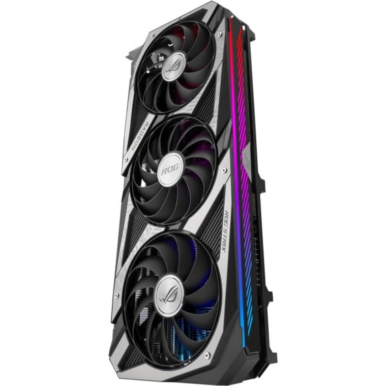 ASUS ROG Strix AMD Radeon RX 6750 XT OC Edition Gaming Graphics Card (AMD RDNA 2, PCIe 4.0, 12GB GDDR6, HDMI 2.1, DisplayPort 1.4a, Axial-tech Fan Design, 2.9-slot, Super Alloy Power II, GPU Tweak)