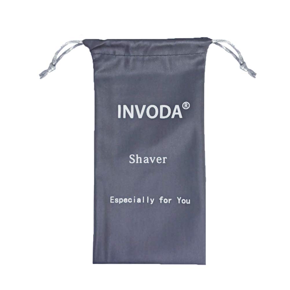 4PCS Shaver Replacement Head for Solo Rechargeable Full Body Hair Trimming Electric Shaver Replacement Cutter Head Solo Blades (4PCS + Storage Bag)