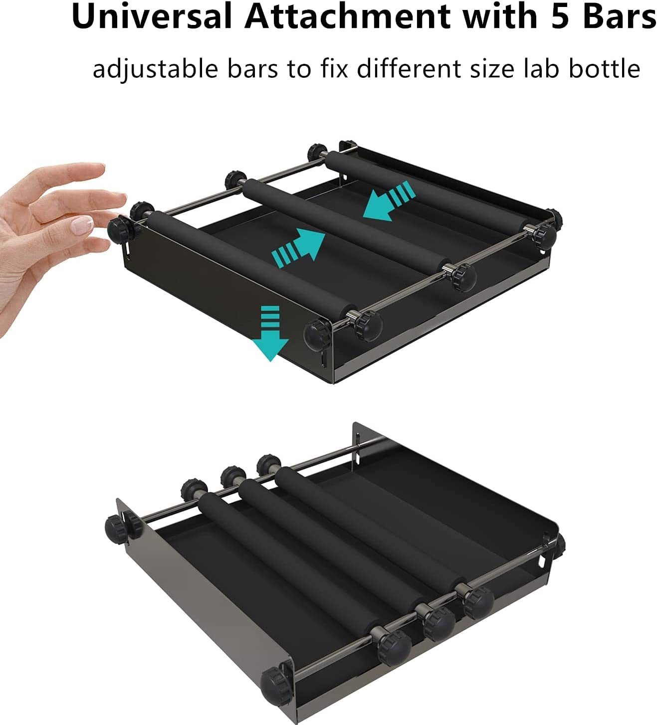 LAB FISH Digital Orbital Shaker Table Adjustable Speed 40-200RPM,Workplate 9.85"x9.85" Capacity 2KGS,Laboratory Orbital Rotator Shaker with Timer(1min-23h59min) & Continuous Mode for Chemical