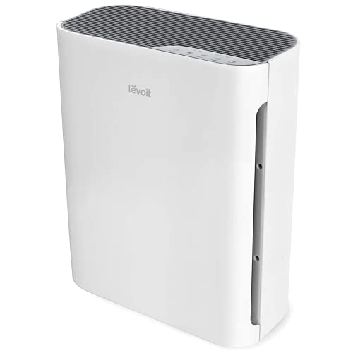 LEVOIT Air Purifier, 2 Pack, White & Air Purifiers for Home Large Room, H13 True HEPA Filter Cleaner with Washable Filter, Vital 100, White