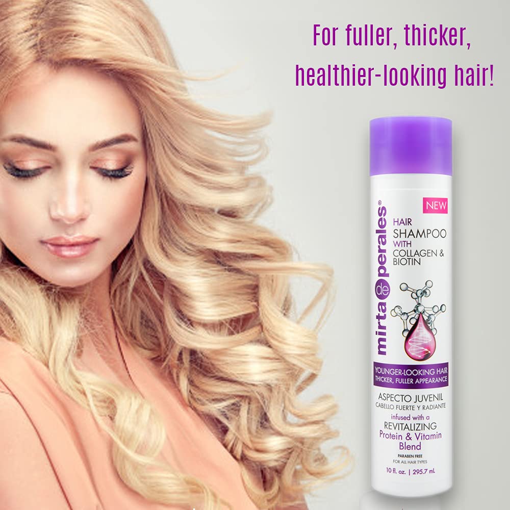 Mirta de Perales Collagen Biotin Shampoo + Conditioner + Repair MistSet