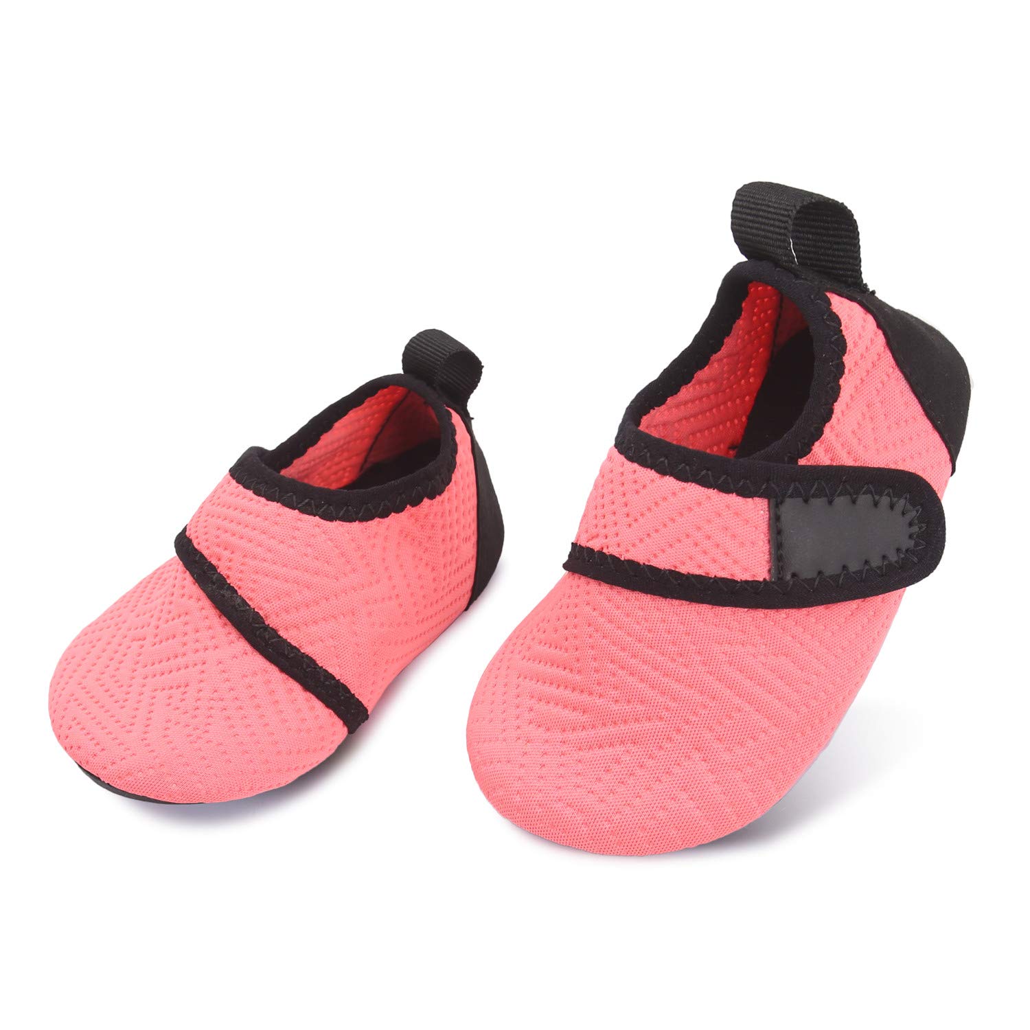 L-RUN Infant Toddler Walking Shoes Quick-Dry Swim Shoes Outdoor Orange 12-18 Month=EU19-20