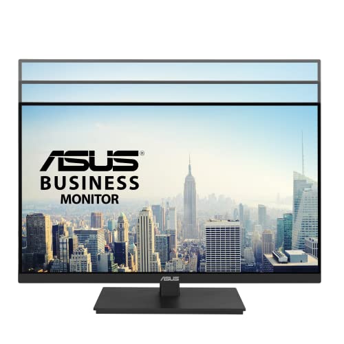 ASUS 27β 1080P Docking Monitor (VA27ECPSN) β Full HD, IPS, 75Hz, Adaptive-Sync, Speakers, Eye Care, Low Blue Light, Flicker Free, RJ45, USB-C, DisplayPort, HDMI, Height Adjustment, VESA Wall Mountable