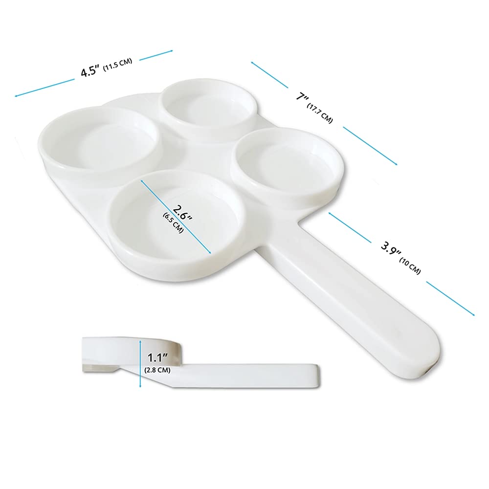 Acopelo 2 Pack Milk Sampling Tray, Milk Sampling Collection Tray, Mastitis Detection Board, Animal Husbandry Supplies