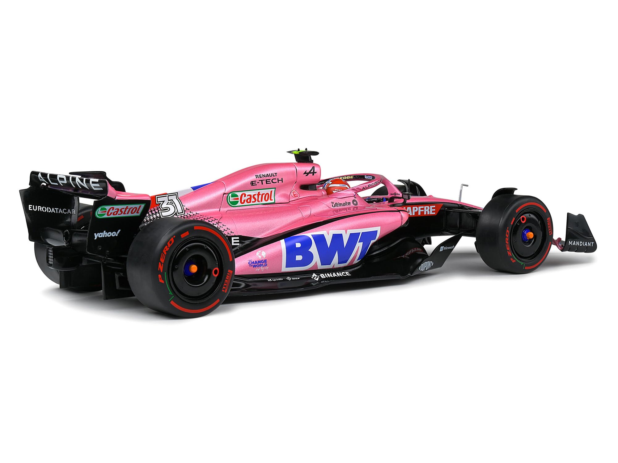 Alpine A522#31 Esteban Ocon BWT Formula One F1 Saudi Arabian GP (2022) "Competition Series 1/18 Diecast Model Car by Solido S1808802
