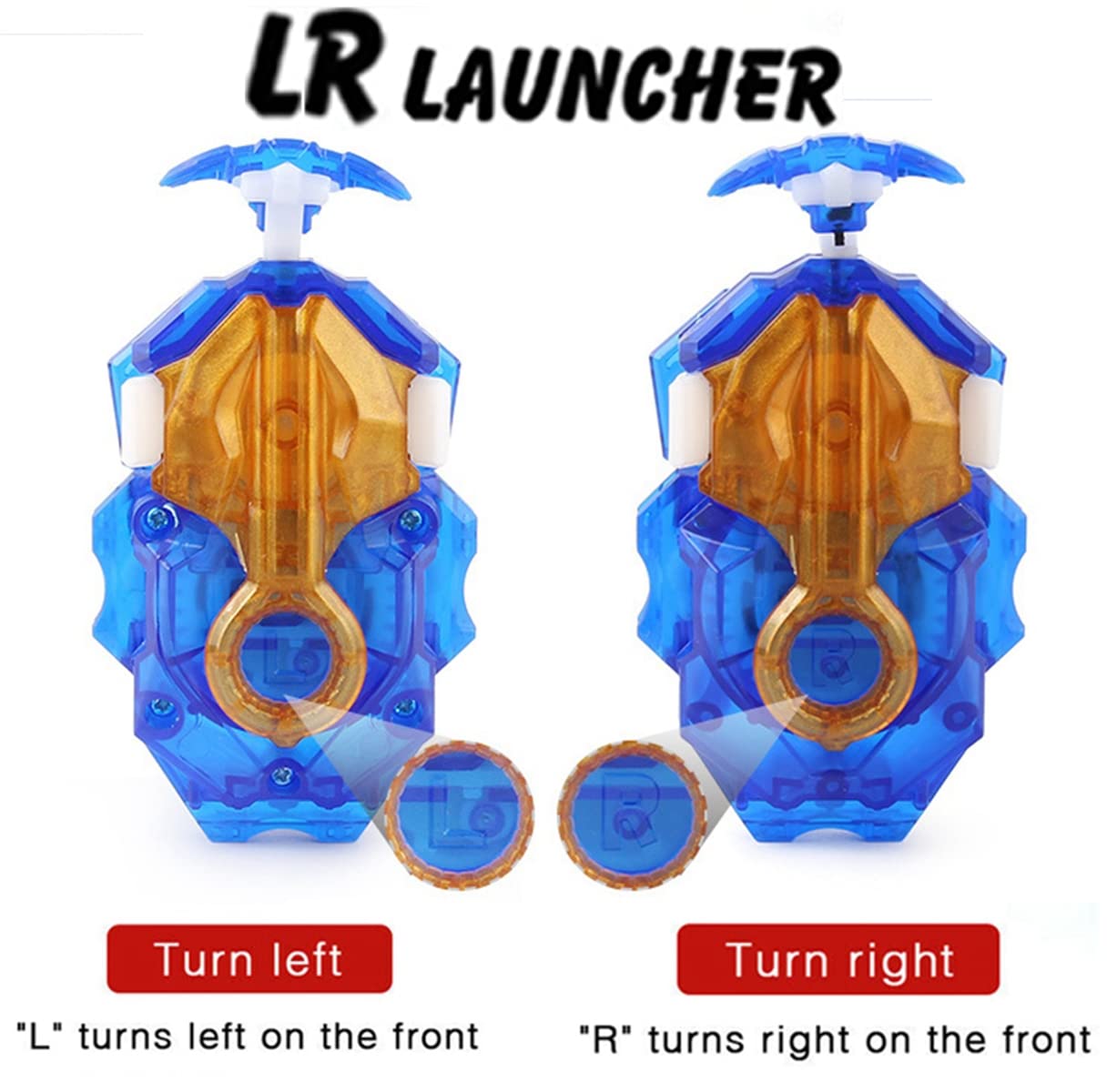 CombatGyro B-184 Launcher LR Bay Blades Toy Evolution B-154 DX Booster Imperial Dragon.IG Sen Starter Set Handle Metal Fusion God Bey Battling Tops Burst Gaming Toy Gift for Boys Age 4-7 8-12+