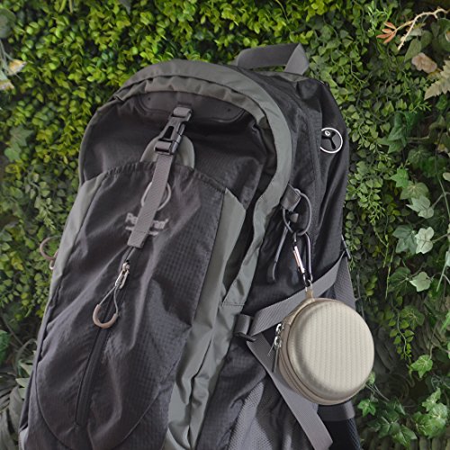 Geekria Shield Headphones Case for in-Ear Headphones Replacement Hard Shell Travel Carrying Bag with Cable Storage Compatible with Bose SoundSport Wireless, SoundSport Pulse Headsets (Gold)