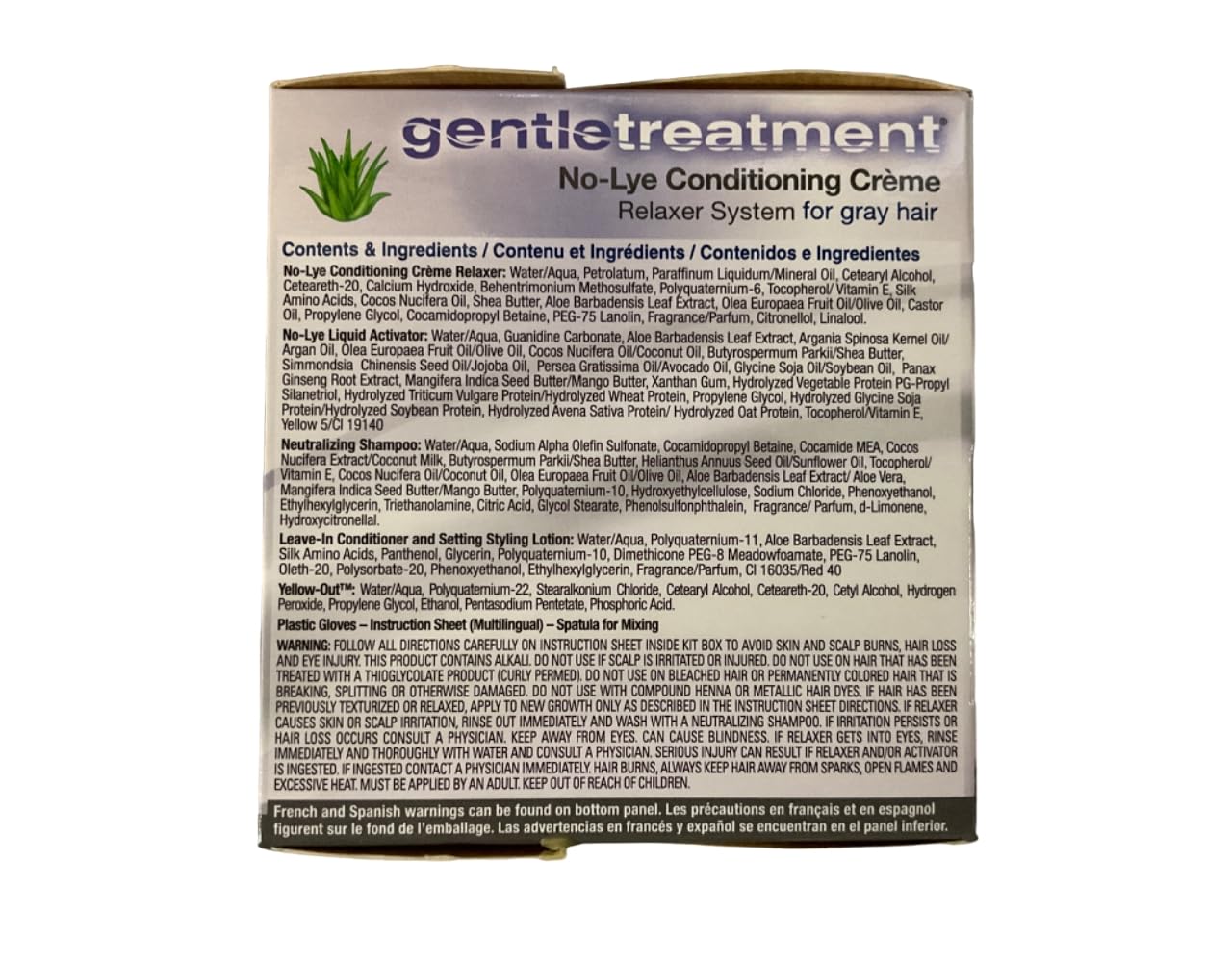 Gentle Treatment Relaxer for Grey No-lye Kit, 1count