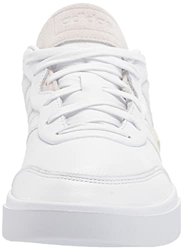 adidas Women's Futurecourt Tennis Shoe, White/White/Wonder White, 9.5