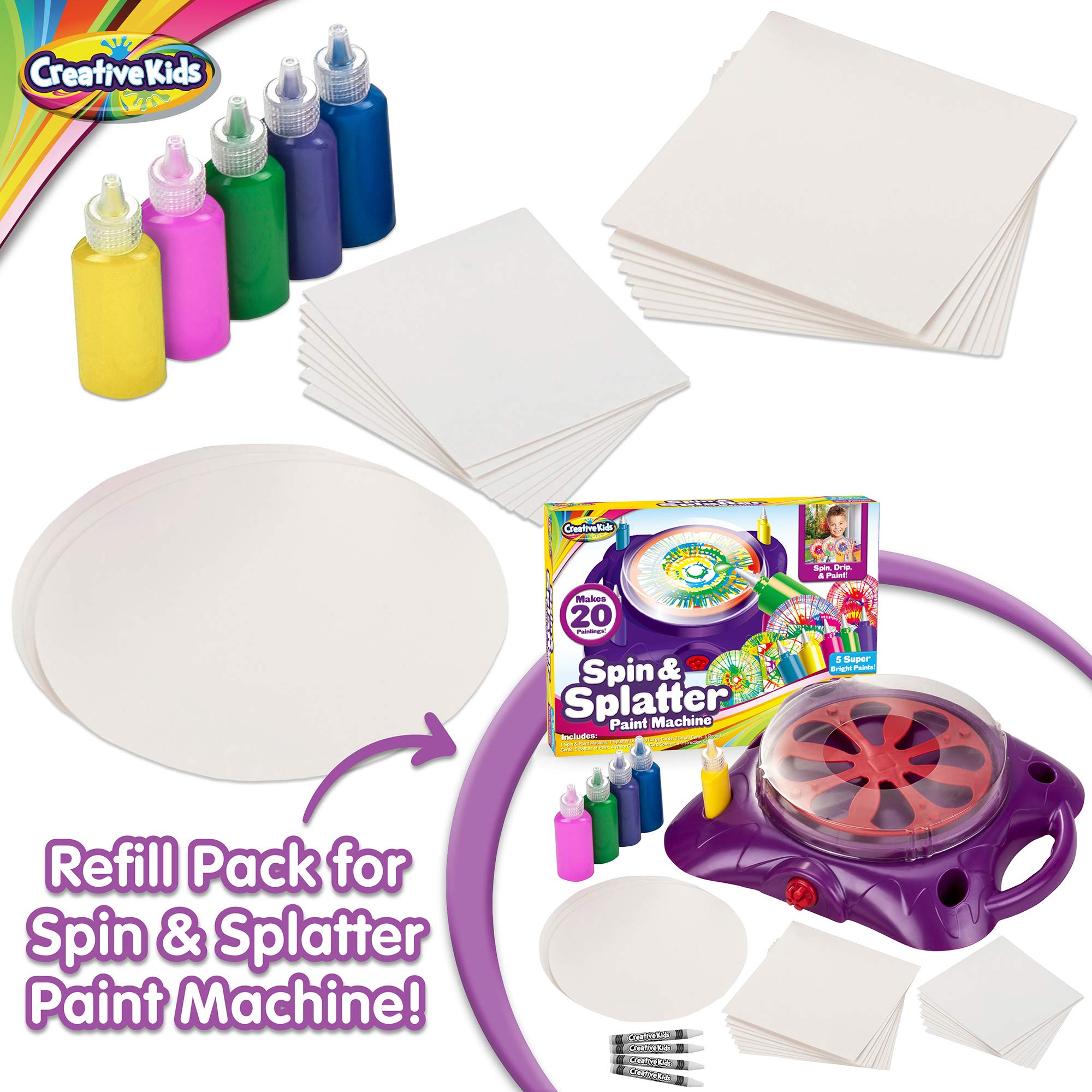 Creative Kids Spin & Splatter Masterpiece Bundle: Unleash Endless Creativity and Artistic Adventures