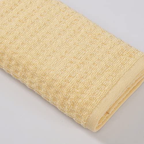 Tommy Bahama- Hand Towel Set, Highly Absorbent Cotton Bathroom Decor, Low Linting & Fade Resistant (Northern Pacific Yellow, 2 Piece)