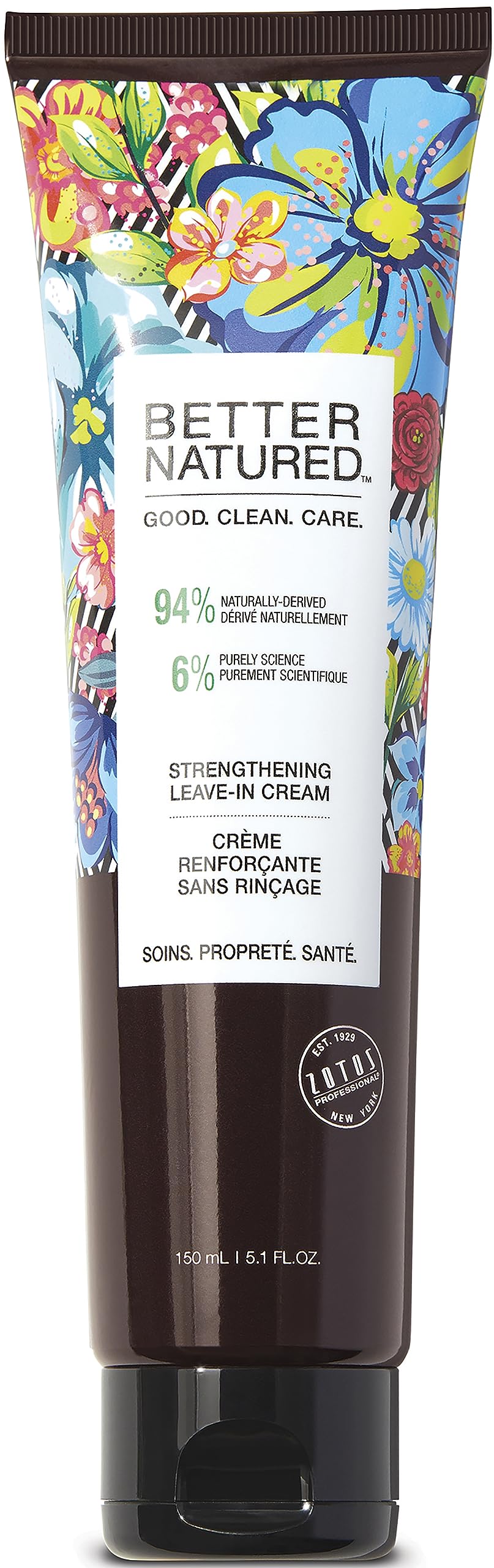 Better Natured Strengthening Leave-In Hair Cream - Stronger & Smoother Hair, Repair Damage, 5.1 fl oz