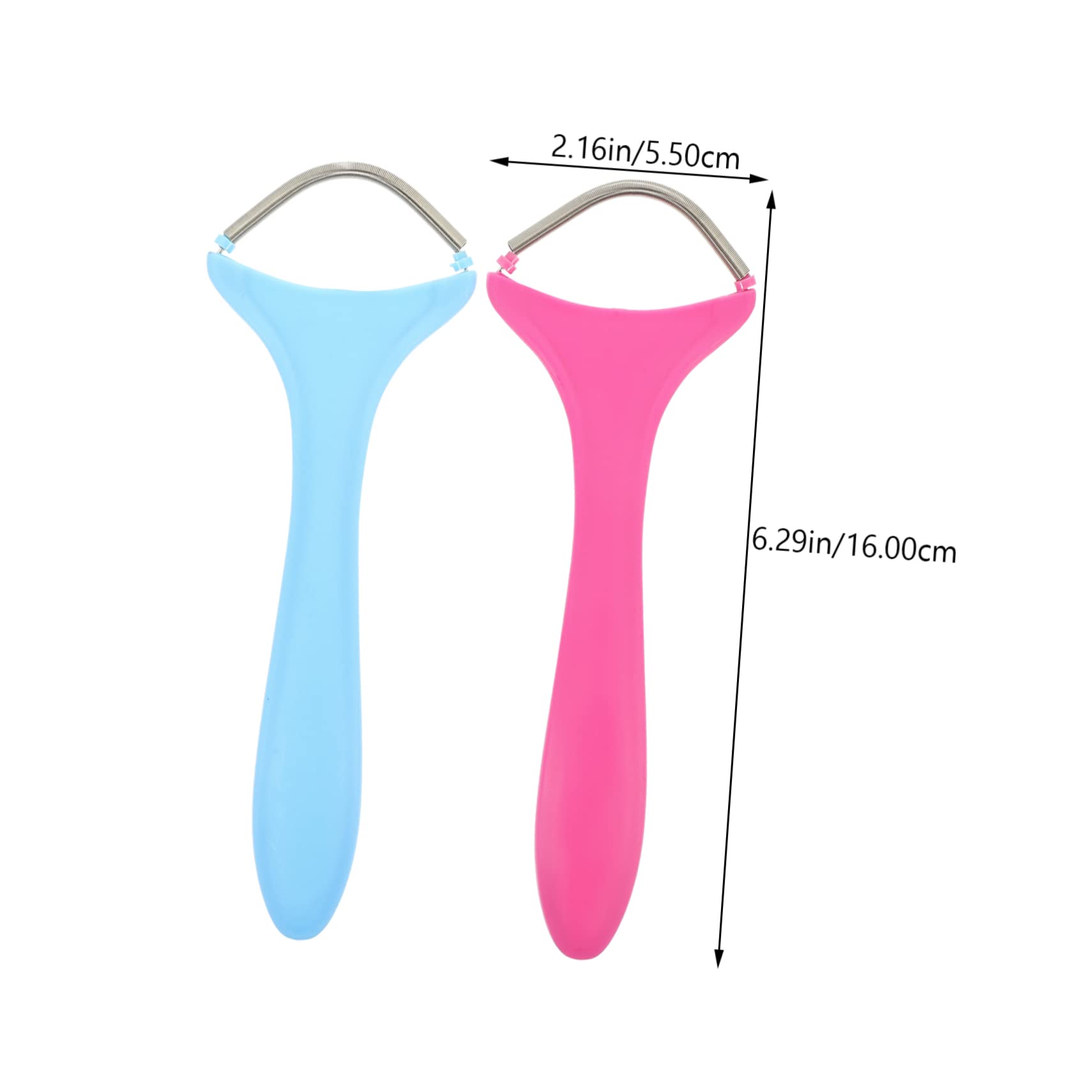 ADOCARN Hair Spring Threading Epilator Skincare Tool 2pcs Facial Hair Remover Miss Electric Thread Tool Upper Lip Threading Tool Epilator Threading Tool