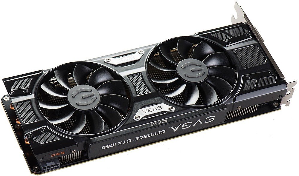 EVGA - NVIDIA GeForce GTX 1060 6144MB GDDR5 PCI Express 3.0 Graphics Card - Black (06G-P4-6264-KB)