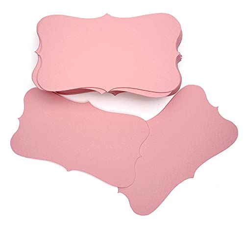PPAPPAPPIYO Pink Paper Index Cards Business Cards (100) Paper3.54inx1.96in P04 - Blank