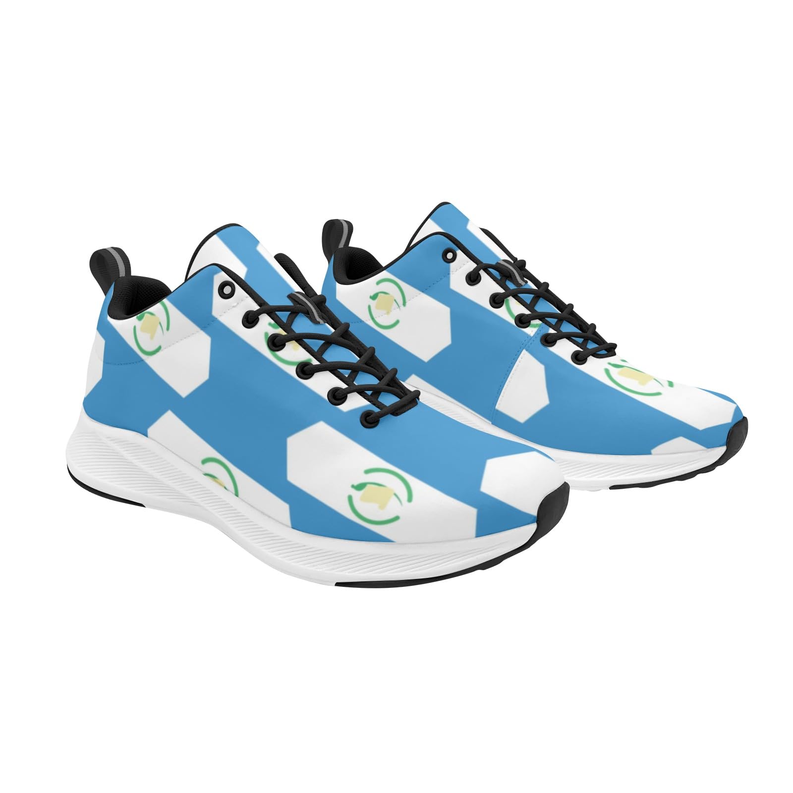 AFFAMA Guatemala Flag Womens Lightweight Running Walking Shoes Casual Sneaker White