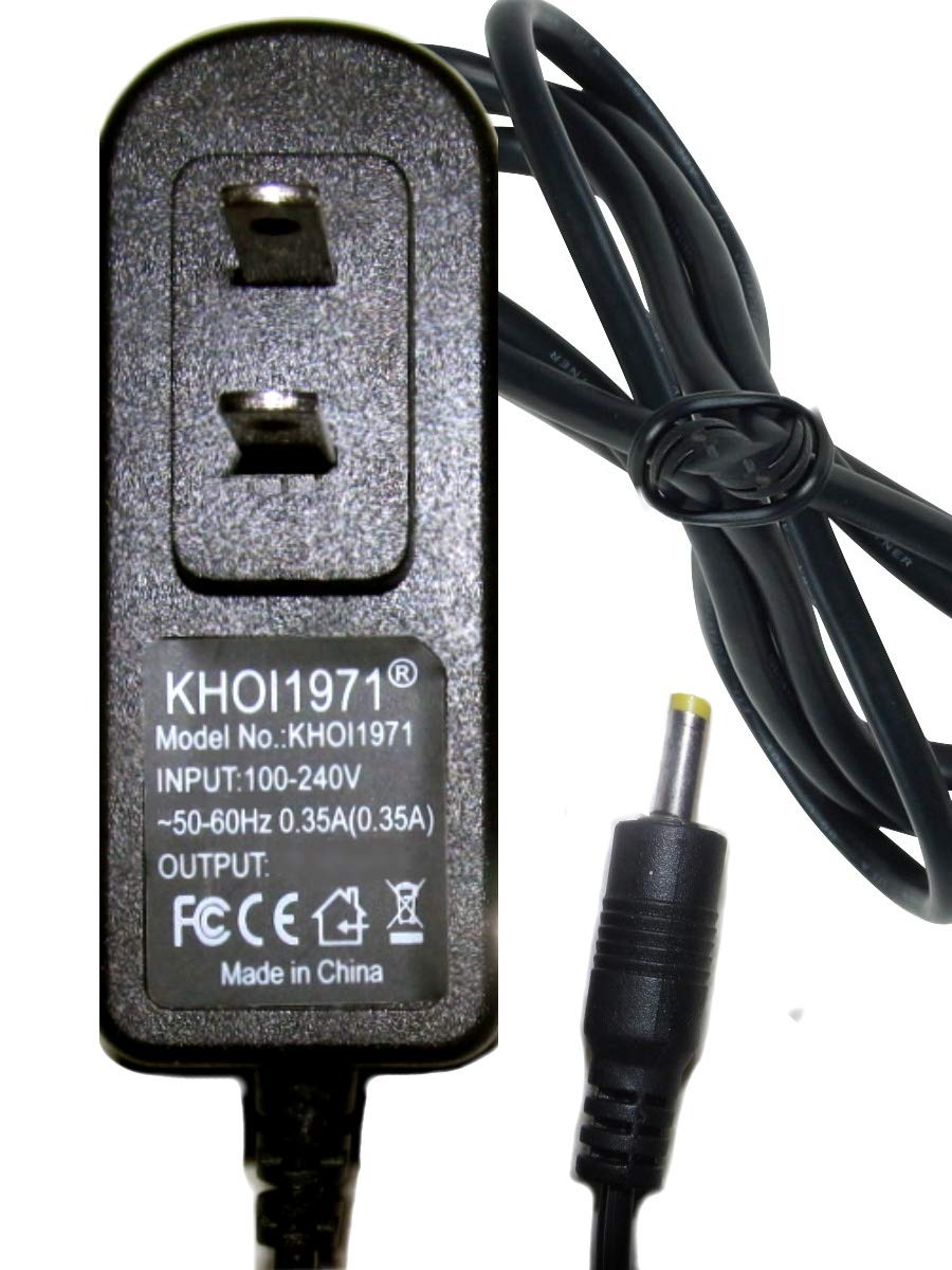 KHOI1971 Wall Charger AC Adapter Power Cable Cord Compatible with MBP36XLPU Motorola Baby Monitor White 5 in. Screen