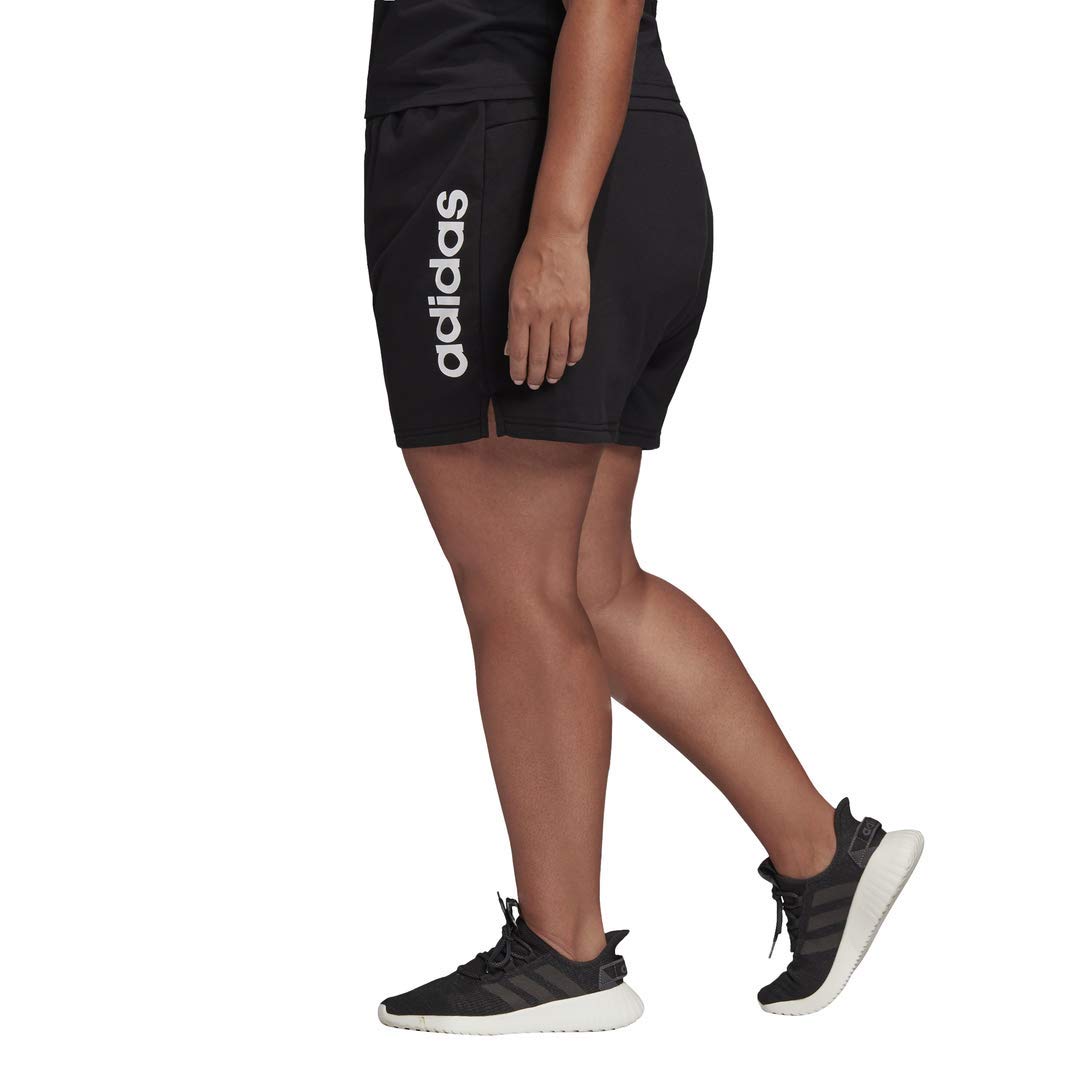 adidas womens Essentials Shorts Black/White 3X