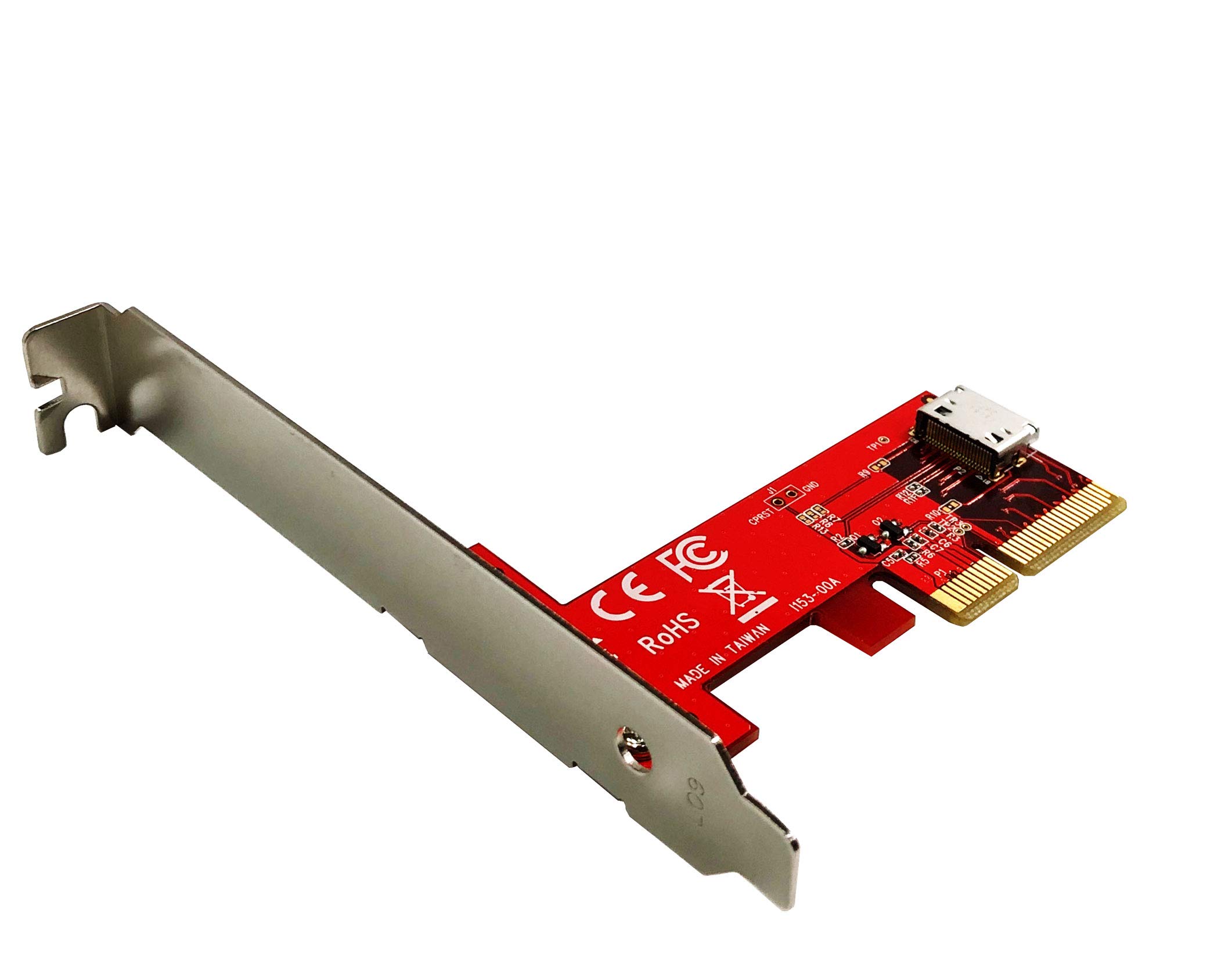 Ableconn PEX-OL153 PCIe OCuLink SFF-8612 Adapter Card - PCI Express 4.0 4-Lane Card - Oculink to PCIe