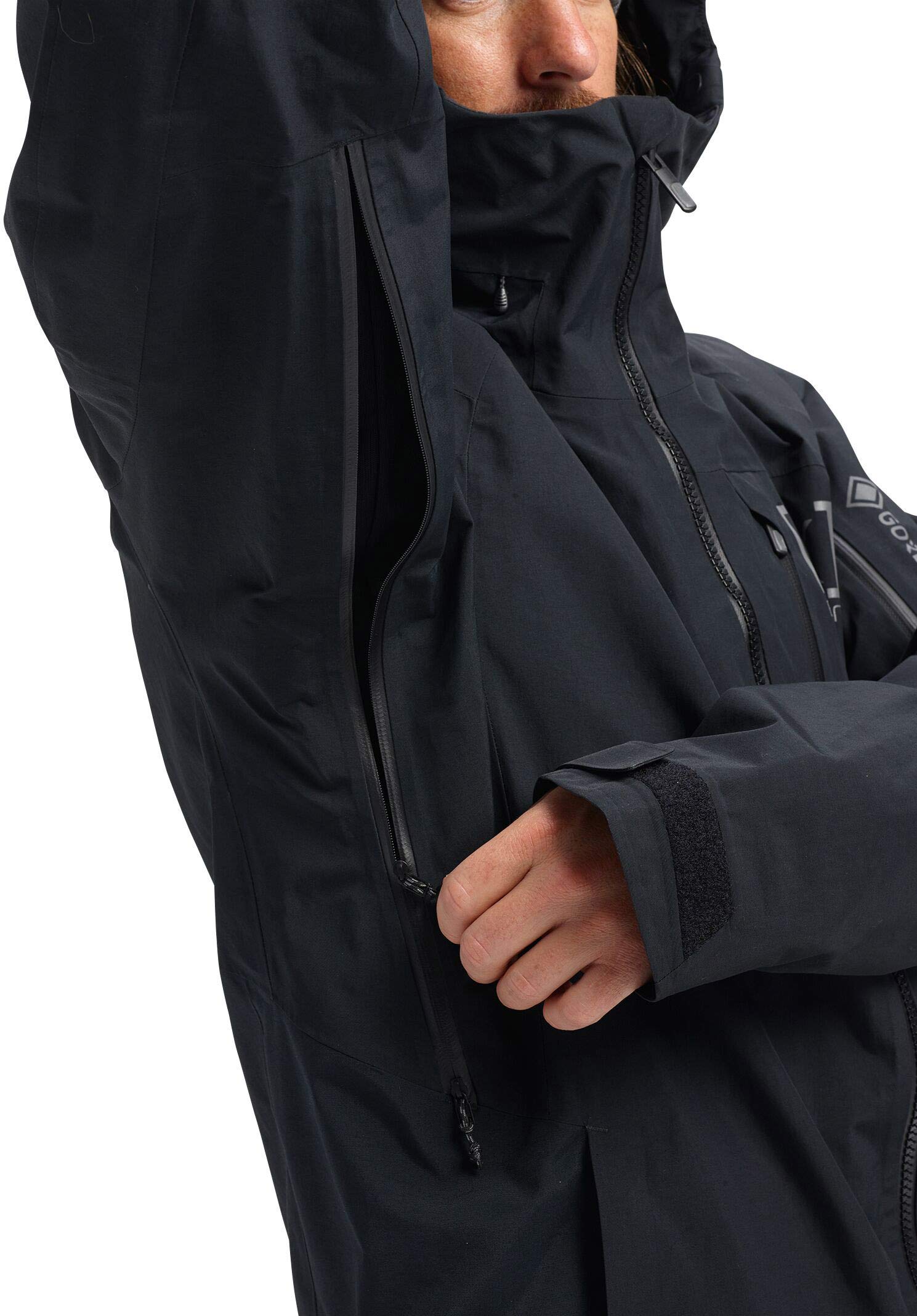 Burton Mens Ak Gore-Tex Cyclic Jacket, True Black, Medium