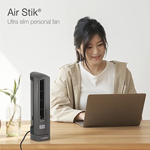 Lasko 4000 Air Stik Ultra-Slim Oscillating Fan (Renewed)