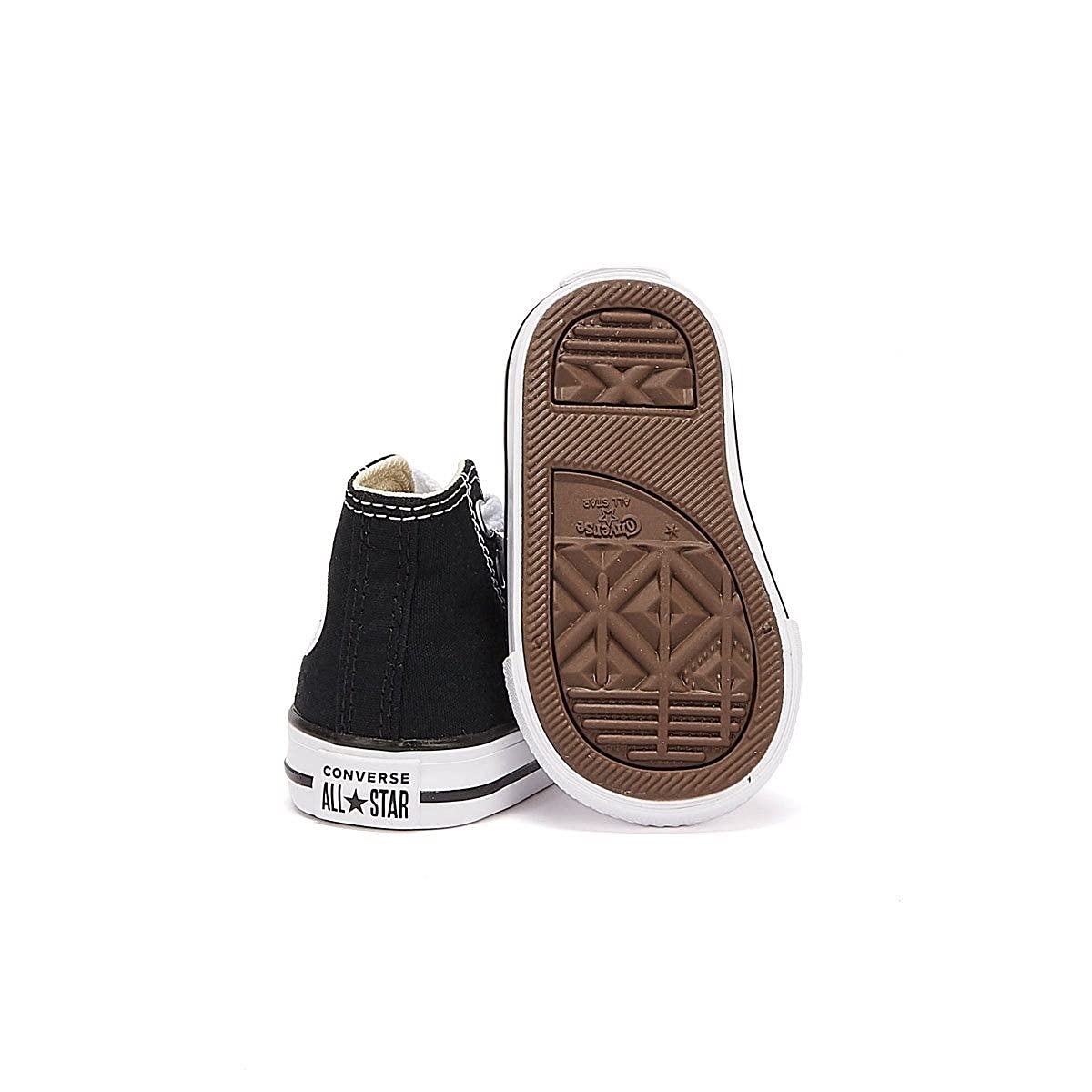 Converse Unisex Child Inft Chuck Taylor Allstar Hi Black - Black - 8 INFT