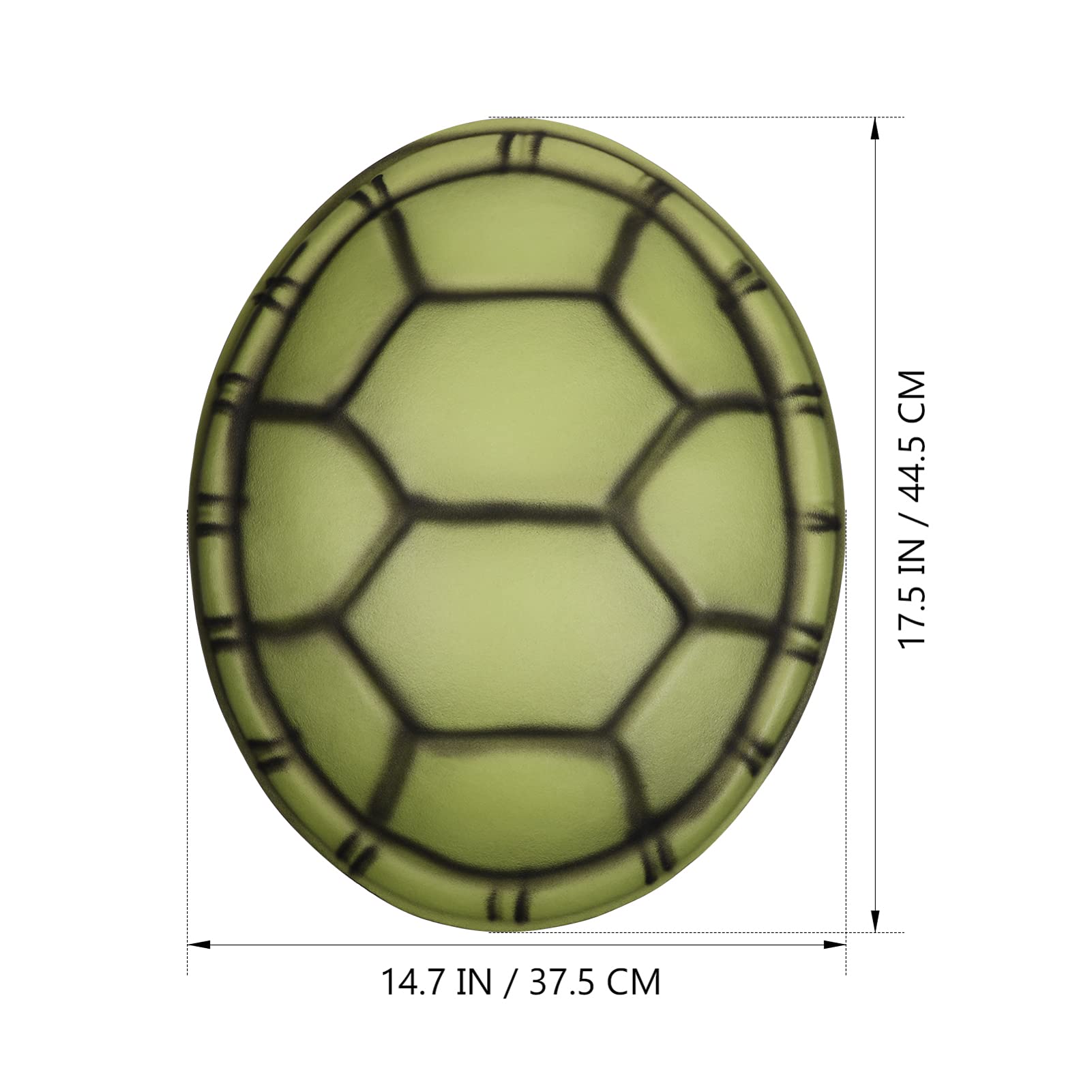 ABOOFAN Halloween Turtle Shell Costume Novelty Turtle Shell Backpack Halloween Cosplay Costume Party Carnival Performance Prop