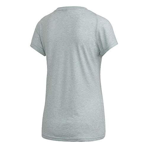 adidas womens Must Haves Winners Tee Green Tint Melange Small