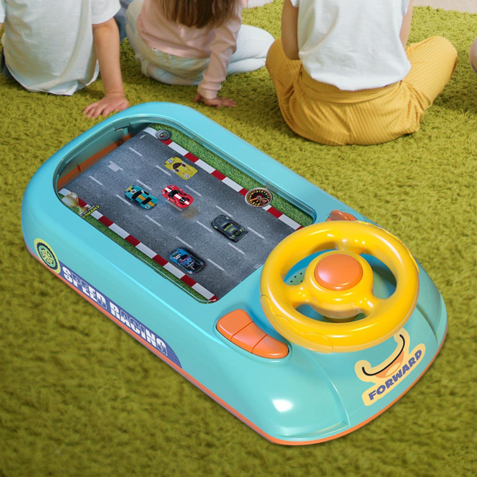 AMLESO Simulation Driving Steering Wheel Toys Birthday Gift Steering Wheel Toy for Car for Boys