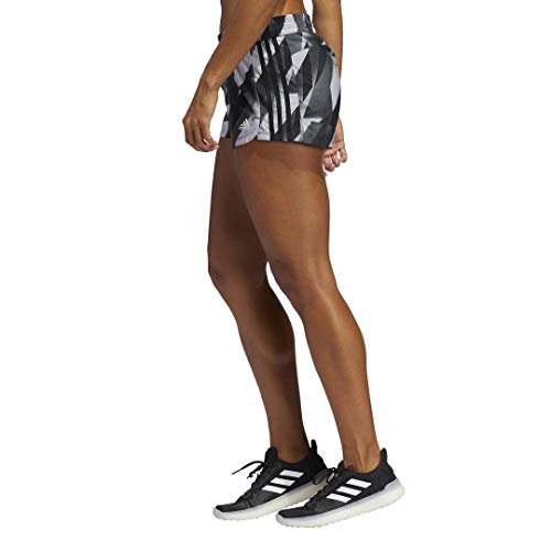 adidas womens Pacer 3-Stripes Here To Create Shorts Black/Black X-Large