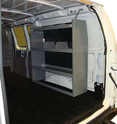 True Racks Aluminum Van Shelving Storage Unit - 45" L x 13" D x 44" H