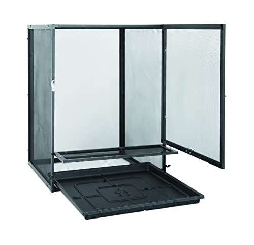 Exo Terra Screen Terrarium, Aluminum Screen Reptile Habitat, Small Tall