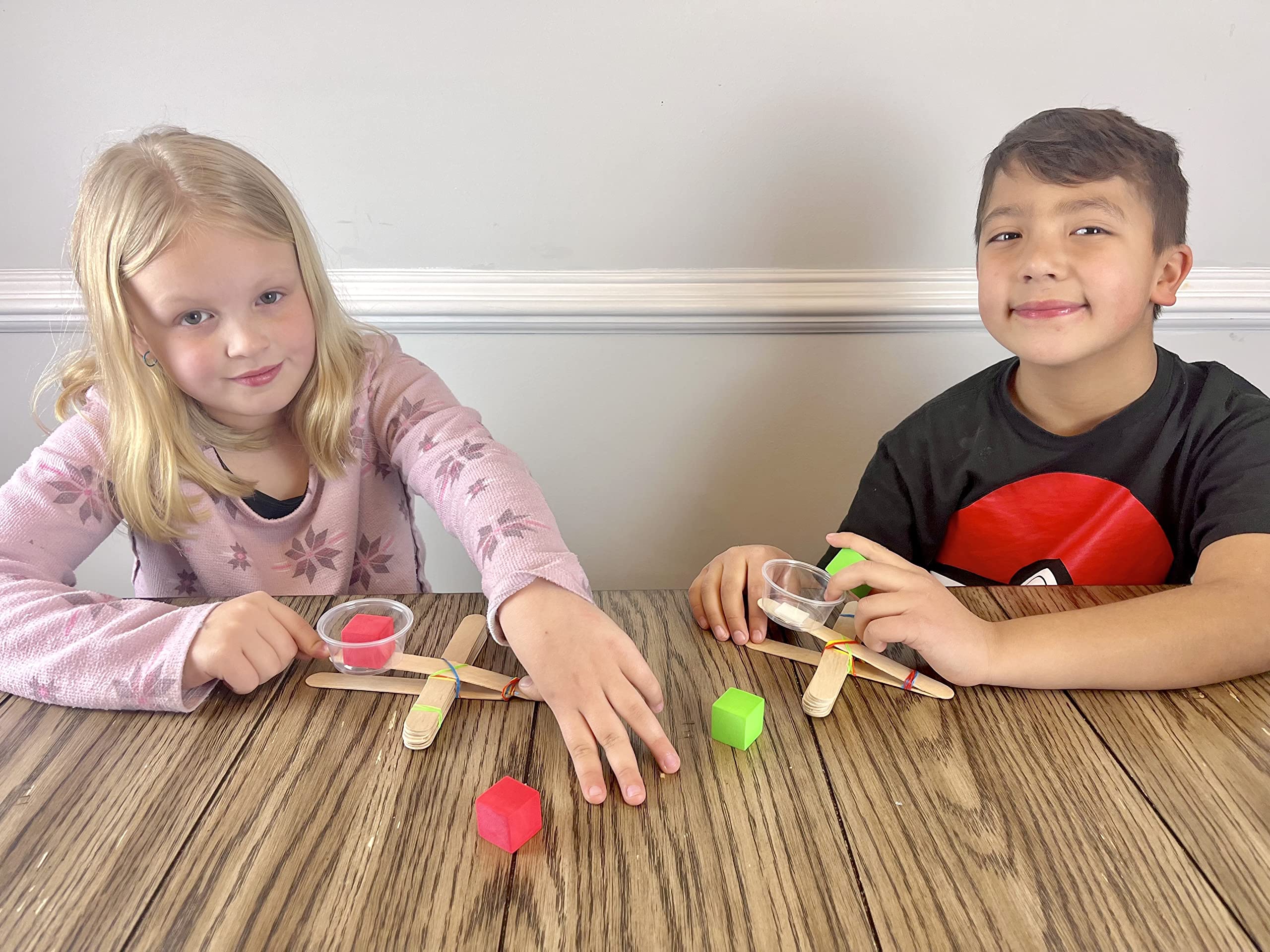 Craft Stick Catapults Kit β Supplies for 30 Catapults, Complete STEM Project for Kids with Instructions