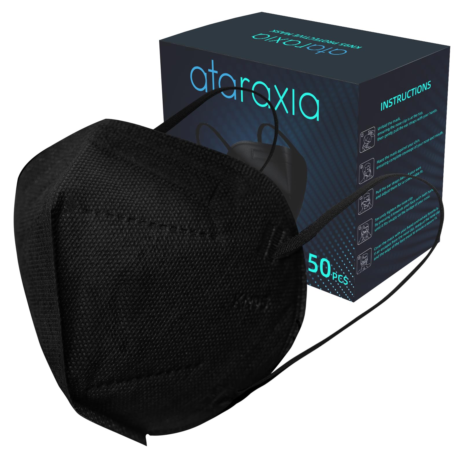 Ataraxia KN95 Face Mask Black